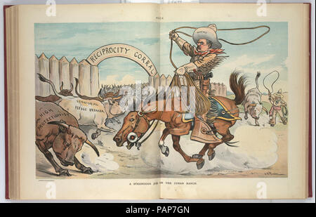 A strenuous job on the Cuban ranch / J.S. Pughe Stock Photo - Alamy