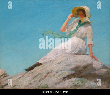 'A Sunny Morning' by Charles Courtney Curran is a 19th-century painting ...