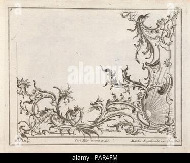 Bound Print, Design for Ceiling Ornament; Designed by François de ...
