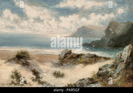 Langley William - a Beach Scene Stock Photo - Alamy