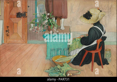 Larsson Carl - Rabarberskalning Stock Photo - Alamy