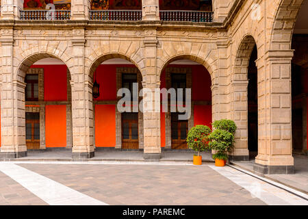 MEXICO CITY, MEX - OCT 27, 2016: Interior of a Souvenir shop with the ...