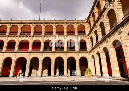 MEXICO CITY, MEX - OCT 27, 2016: Diego Rivera mural, National Palace ...
