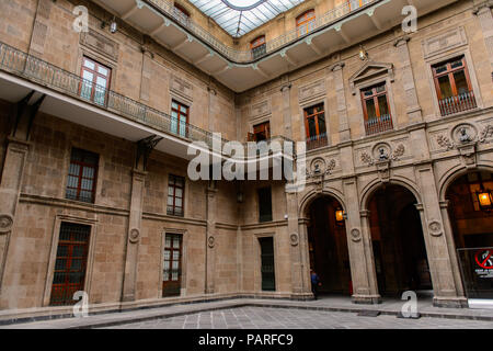 MEXICO CITY, MEX - OCT 27, 2016: Interior of a Souvenir shop with the ...