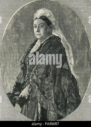 1887 Queen Victoria Golden Jubilee octagonal souvenir plate by Pierson ...