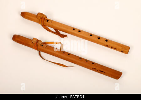 Pentatonic American Indian Bamboo Flute. Cherokee Stock Photo - Alamy