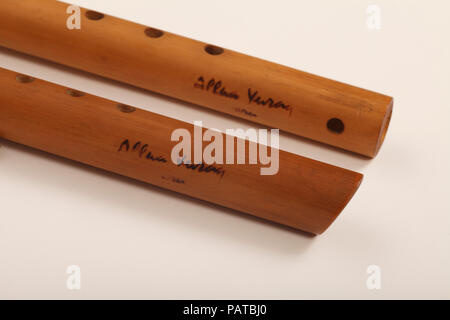 Pentatonic American Indian Bamboo Flute. Cherokee Stock Photo - Alamy