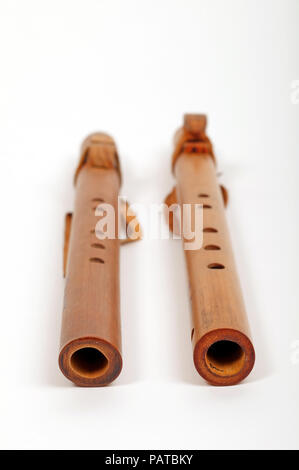Pentatonic American Indian Bamboo Flute. Cherokee Stock Photo - Alamy