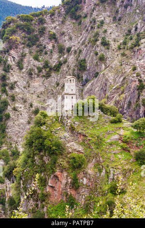 Proussos monastery near Karpenisi town in Evrytania - Greece. The ...