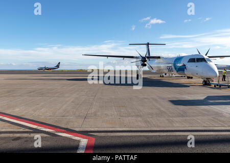 Plane, Airport, Pico, Azores, Portugal Stock Photo - Alamy