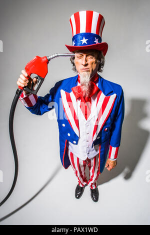 Uncle Sam (America) in danger of sinking due to President McKinley ...