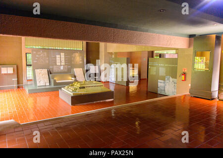 PALENQUE, MEXICO - NOV 3, 2016: Museum at the Archaeological zone of ...