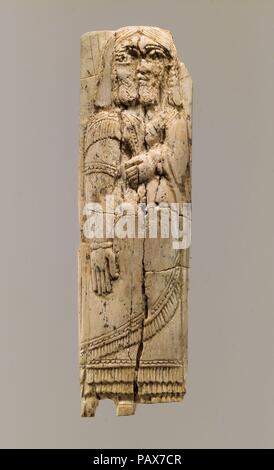Standing male figure: Nimrud Ivory from Room SW37 Fort Shalmaneser ...