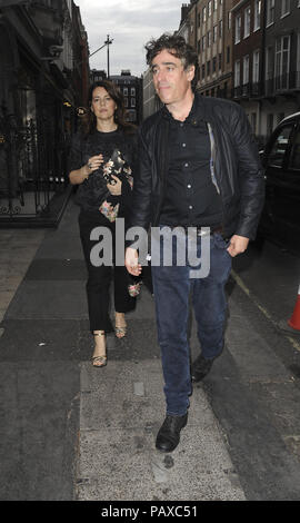 Stephen Mangan And Wife Louise Delamere Arriving At The World Premiere