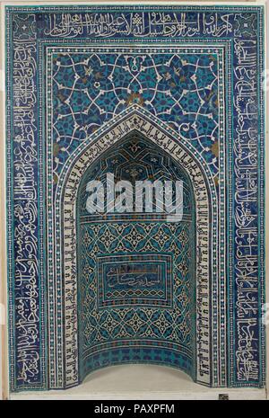 Mihrab, Prayer Niche, Arabic, Isfahan, Iran, 1354-1355, Metropolitan ...