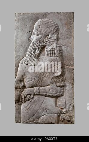 This alabaster relief from Nineveh, ancient Assyrian city that lay near ...