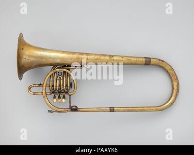 Baritone shoulder horn in B-flat after 1875 Henry G. Lehnert German The ...