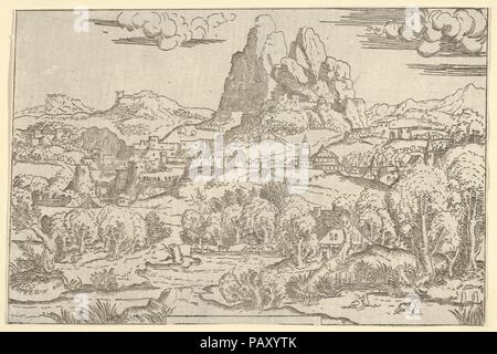 Venus and Cupid in a Landscape, after Annibale Carracci (recto); A ...