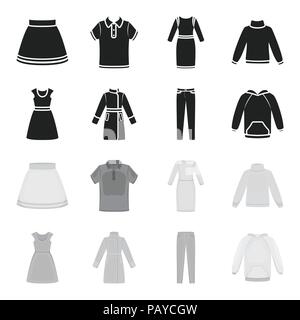 Dress with short sleeves, trousers, coats, raglan.Clothing set ...