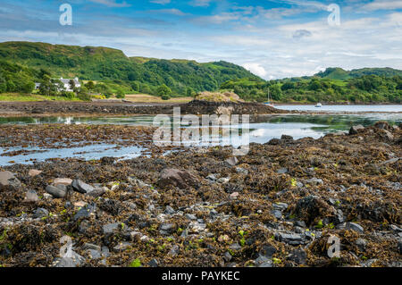 The Clachan Sound, near Oban in Argyll, Scotland. It lies between the ...