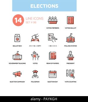 elections icon set Stock Vector Image & Art - Alamy