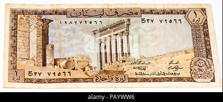 500 Syrian pounds banc note. Syrian pound is the national currency of ...