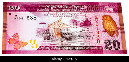 20 rupees banknote, Sri Lanka, 2010 Stock Photo: 79374605 - Alamy