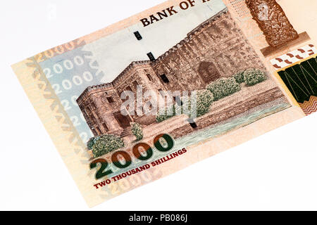 2000 Tanzanian shillings bank note. Tanzanian shilling is the national ...