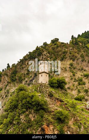 Proussos monastery near Karpenisi town in Evrytania - Greece. The ...
