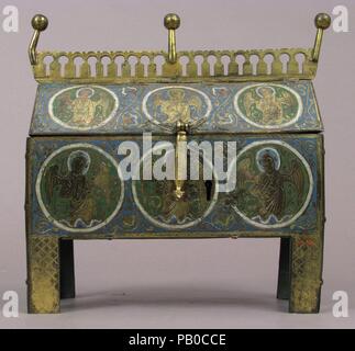 Chasse, 13th century, Made in Limoges, France, French, Champlevé enamel ...