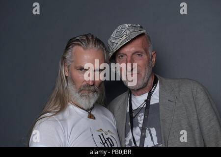 Actors Jon Campling and Richard Strange who appeared as Death Eaters in ...