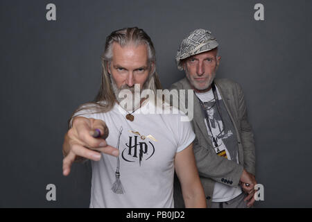 Actors Jon Campling and Richard Strange who appeared as Death Eaters in ...