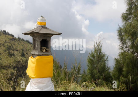 Bromo volcano crater is a popular touristic spot in Java Indonesia ...