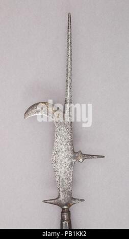 Guisarme for a Child, 16th century, Italian, Steel, wood, textile, gold ...