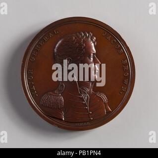 Medal of Major General Jacob Brown - War of 1812. Artist: Moritz Furst ...