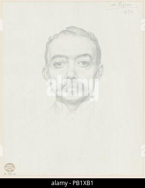 Portrait of Edward D. Adams. Artist: Alphonse Legros (French, Dijon ...