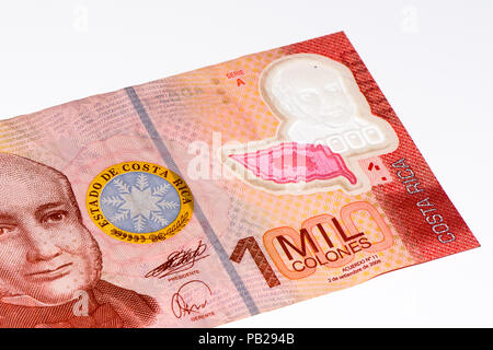 Costa Rica Bank Note (1000 Colones -- front and back Stock Photo - Alamy