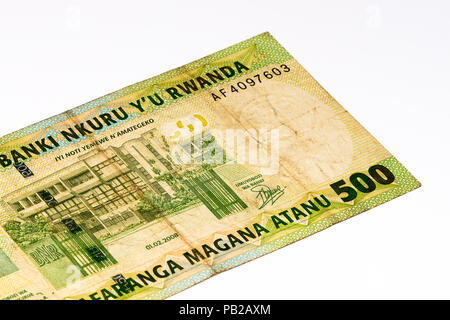 500 Rwandan francs of Rwanda. Rwandan francs is the national currency ...