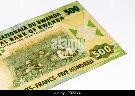 500 Rwandan francs of Rwanda. Rwandan francs is the national currency ...
