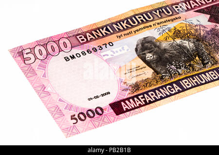 5000 Rwandan francs of Rwanda. Rwandan francs is the national currency ...