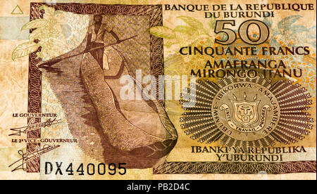 50 Burundian francs. Burundian franc is the national currency of ...