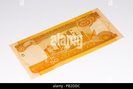50 Ethiopian birr bank note. Birr is the national currency of Ethiopia ...