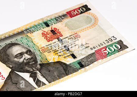 500 Kenyan shillings bank note of Kenya. Kenyan shilling is the ...
