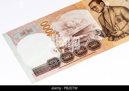 1000 bath bank note. Bath is the national currency of Thailand Stock ...