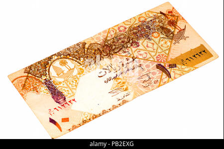 10 Qatari Riyals, banknote, front, Qatar Stock Photo - Alamy