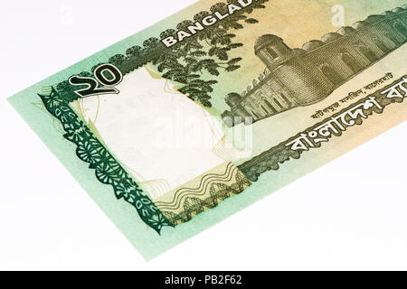 20 taka bank note. Taka is the national currency of Bangladesh Stock ...