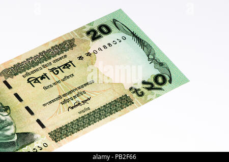 20 taka bank note. Taka is the national currency of Bangladesh Stock ...