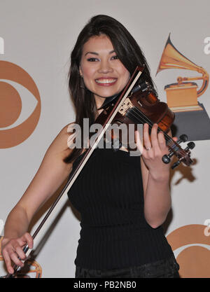 Ann Marie Calhoun in the press room at 50th Annual Grammy Award at the ...