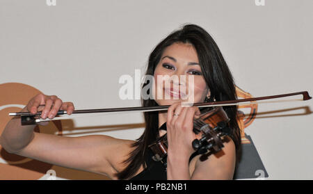 Ann Marie Calhoun in the press room at 50th Annual Grammy Award at the ...