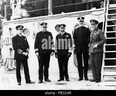 Official photograph showing Navy officers Stock Photo - Alamy